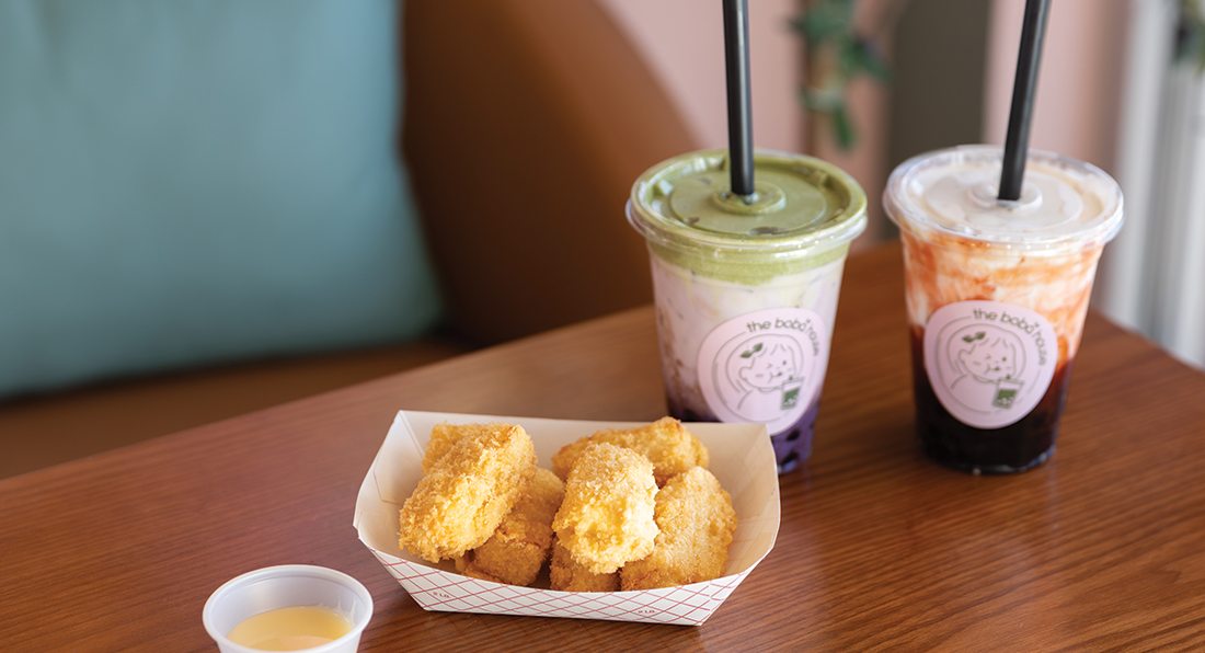 Try the Fried Milk Bites from The Boba House
