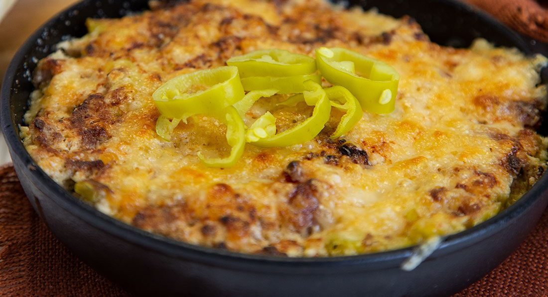 Hot Italian Cheese Spread Recipe from The Pitch Pizza & Pub